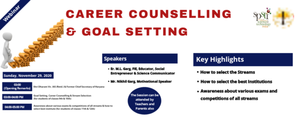 Career Awareness Session – Society for Promotion for Science ...