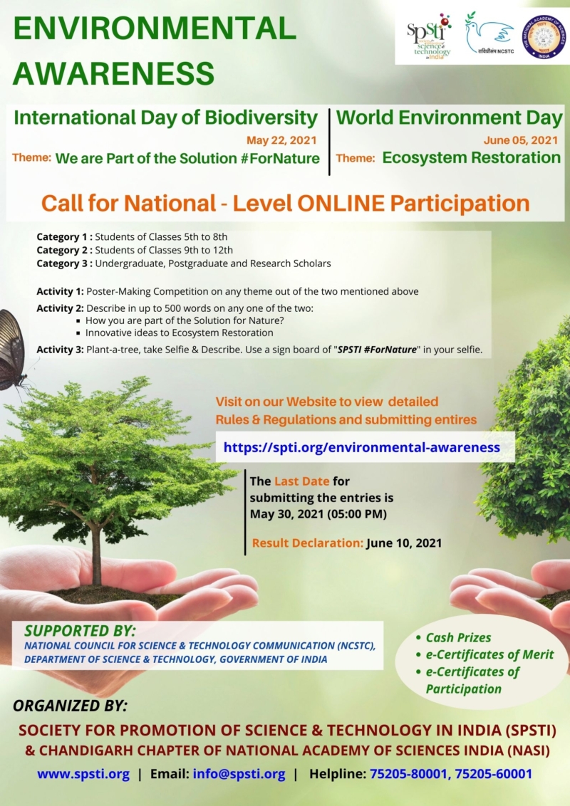 Environmental Awareness – Call for National Level Online Participation ...