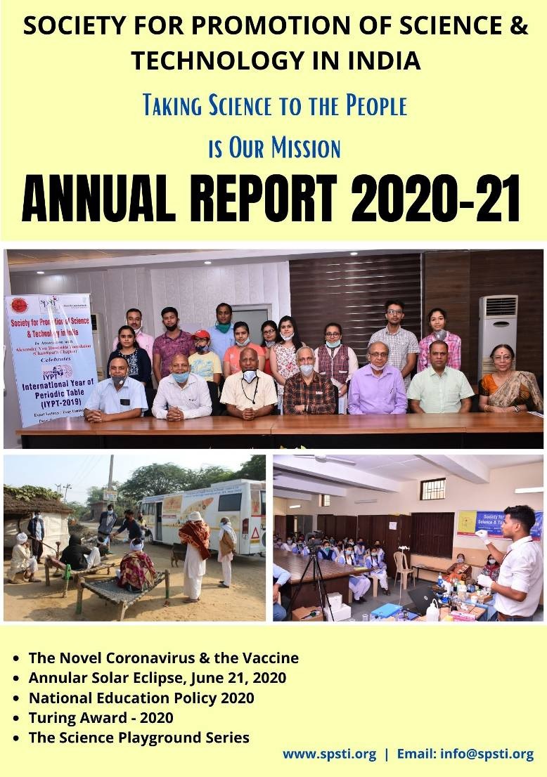 Annual Reports – Society for Promotion for Science & Technology in India