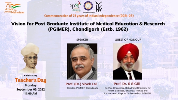 Vision for PGIMER Chandigarh-Dr. Vivek Lal – Society for Promotion for ...